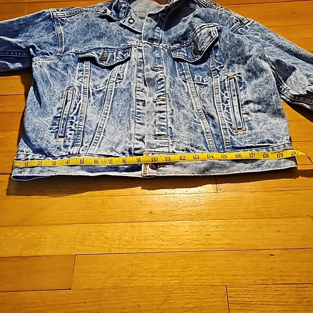 Levi's | Jackets & Coats | Levis Vintage Acid Washed Denim Trucker ...